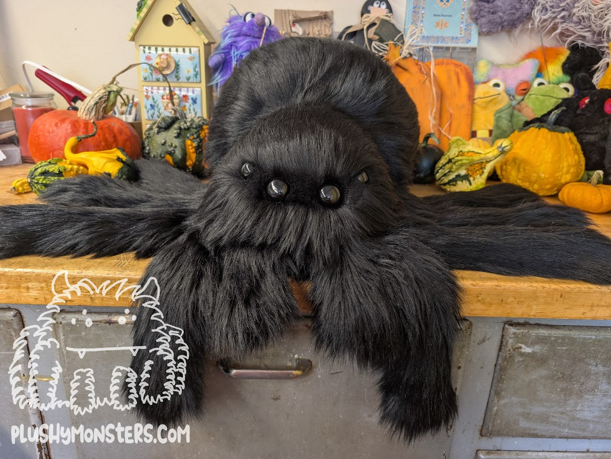Poe! - All Black Weighted Middlin' – Plushy Monsters